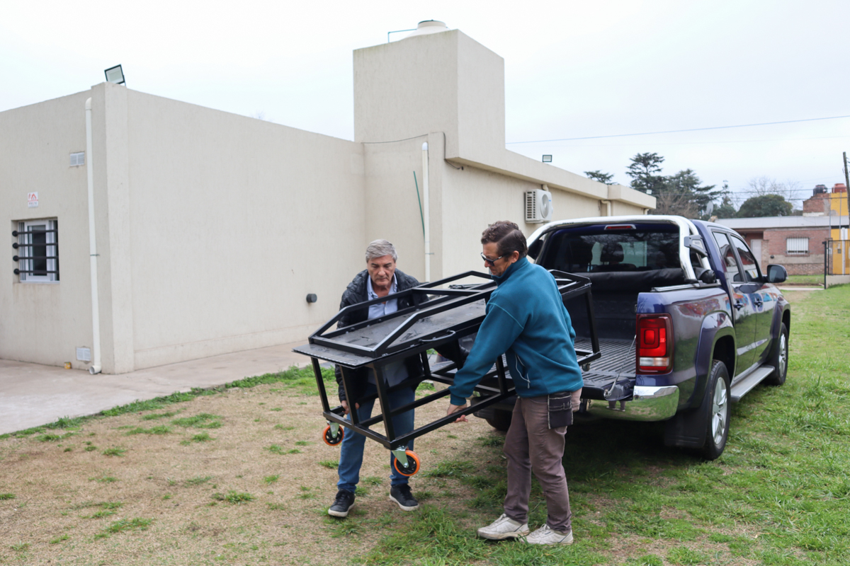 Se entregó una nueva rampa para personas con discapacidad al Hogar ...